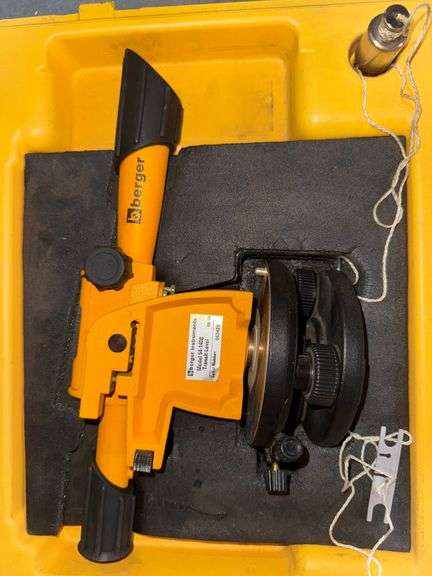 Berger instruments optical levels type 54-140B - Sierra Auction ...