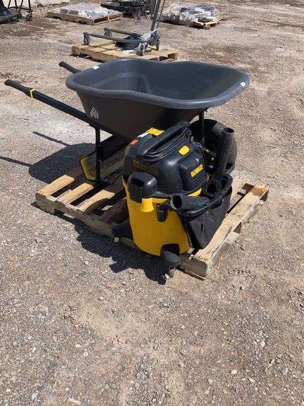 DeWalt shop vac and Gorilla two wheel barrow. - Sierra Auction ...