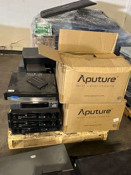 (P) With Assorted Electronics Including- Yamaha Monitor Speakers MS202 ...