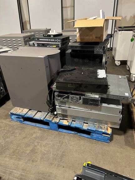 (P) With Assorted Server Electronics Including- Box With Approx. (18 ...