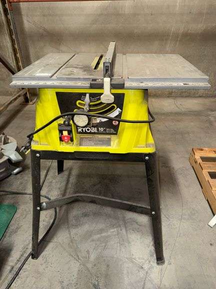 RYOBI 15A 10" Table Saw - Sierra Auction Management Inc