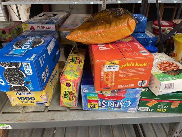 Consumable Household Goods (Club Crackers, Capri Sun, Splenda, Oreos ...