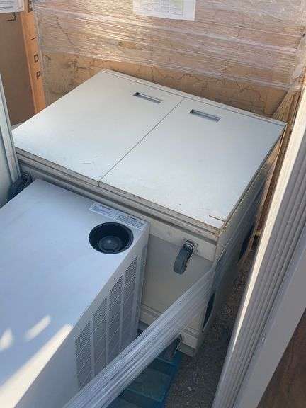 VWR recirculator, Fisher scientific lighting cabinet and two drawer ...