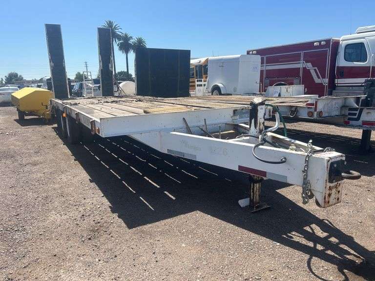 2006 Fleming Trailers TD825-A10 Flatbed Trailer - Sierra Auction ...