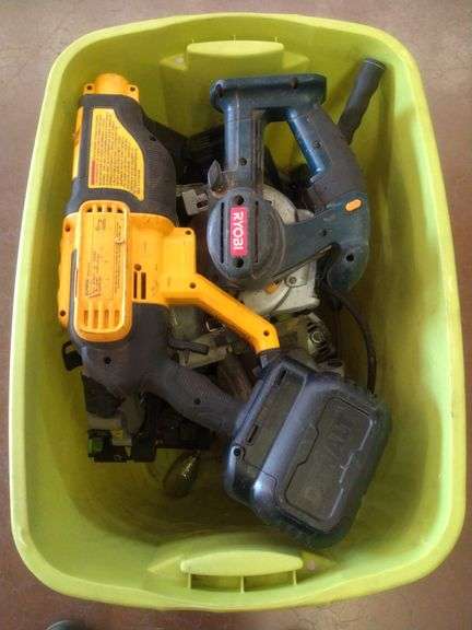 Box of Assorted Electrical Tools - Sierra Auction Management Inc