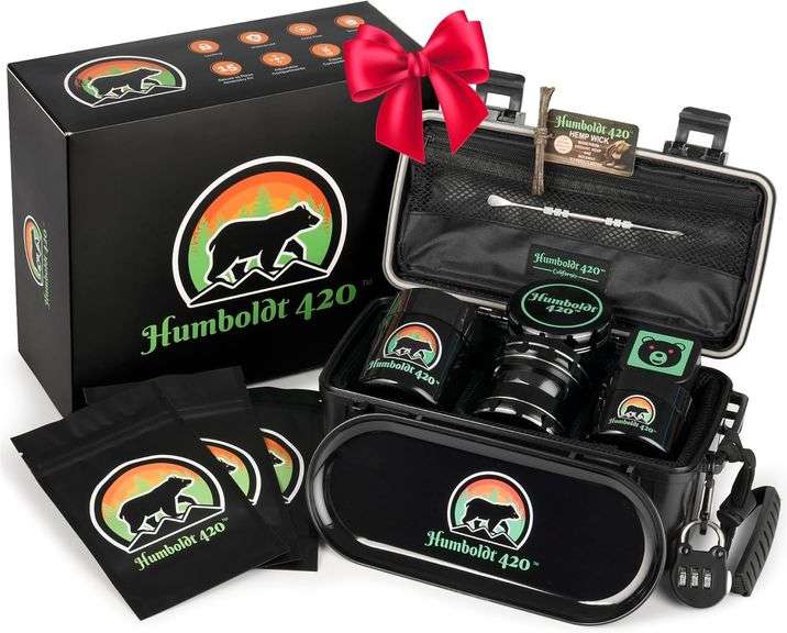 Humboldt 420 Locking Storage Box Model Happy Camper Black - Sierra ...
