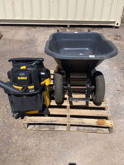 DeWalt shop vac and Gorilla two wheel barrow. - Sierra Auction ...
