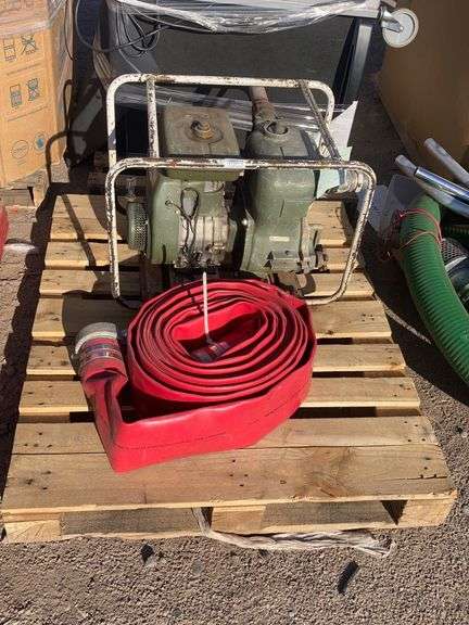 Wisconsin Robin water pump with hose. - Sierra Auction Management Inc
