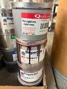 Group of Misc Printing Ink Paint Cans and ULINE Industrial Sweeping ...