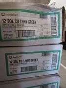 (P) With (31) Boxes Assorted Wire Including- Southwire 12 SOL CU THHN ...