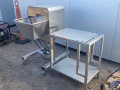 Mobius mbx bucking machine and stainless steel table. - Sierra Auction ...