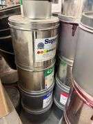 Group of Misc Printing Ink Paint Cans and ULINE Industrial Sweeping ...