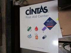 (P) With Misc Fire Extinguishers and (2) CINTAS First Aid Center ...