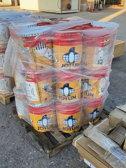 Large quantity of Jotun Fire protection coating epoxy. - Sierra Auction ...
