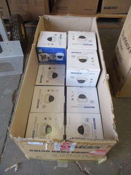Box With (13) NUVICO EasyView Mini Dome Indoor Color Camera CD-SD3895N ...