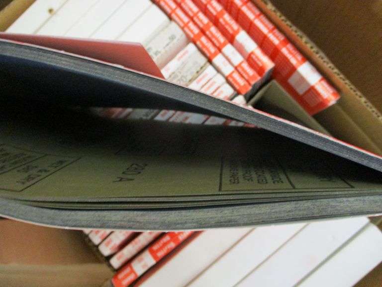 Box With Misc Sanding Paper Including- Electro Coated Silicon Carbide ...