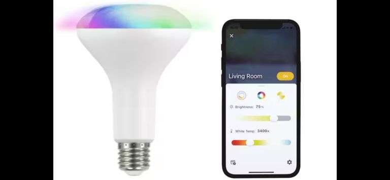 (9pcs) EcoSmart 65-Watt Equivalent Smart BR30 Color Changing CEC LED ...