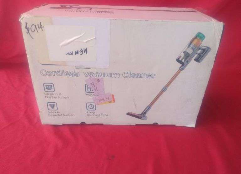 Cordless Vacuum Cleaner EHBL-A001-V01 - Sierra Auction Management Inc