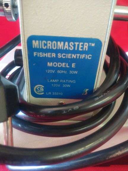 (2PC) Fisher Scientific Micromaster Microscope Model: E LR 33310 ...