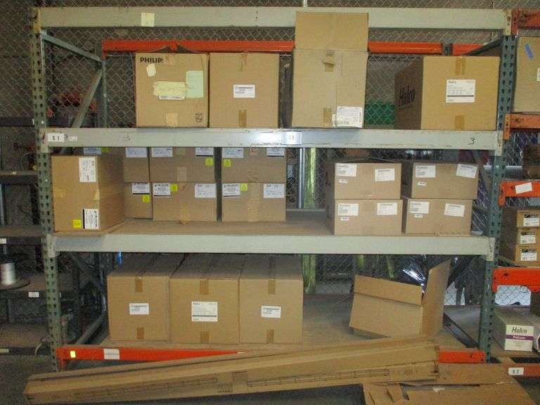 2-Section of Pallet Racking With Contents Including- HALCÓN PROLUME ...