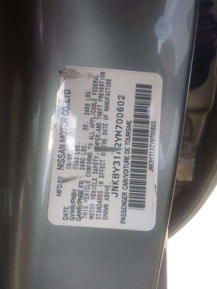 2000 Infiniti Q45 - Sierra Auction Management Inc