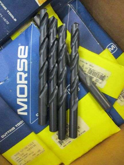 Box With Assorted MORSE Drill Bits - Sierra Auction Management Inc