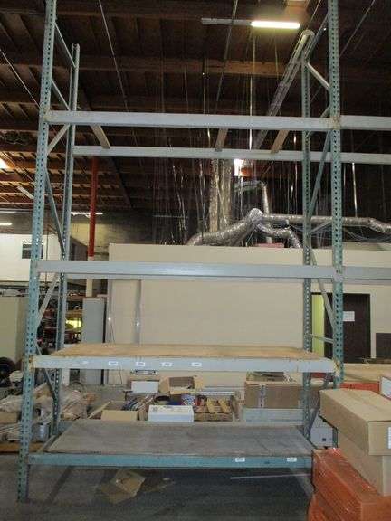 3-Section of Pallet Racking Including- (4) Uprights and (20) Beams ...