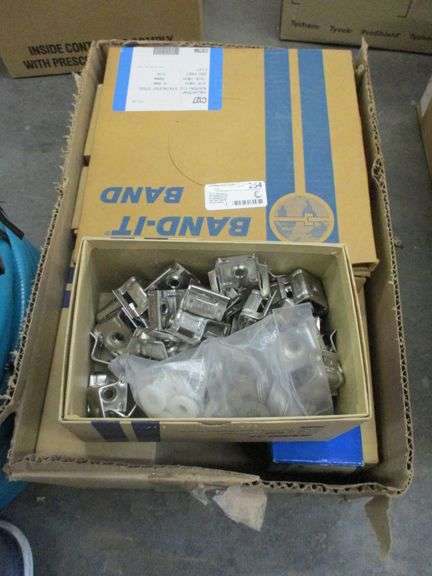 Box With Misc BAND-IT BAND Supplies - Sierra Auction Management Inc