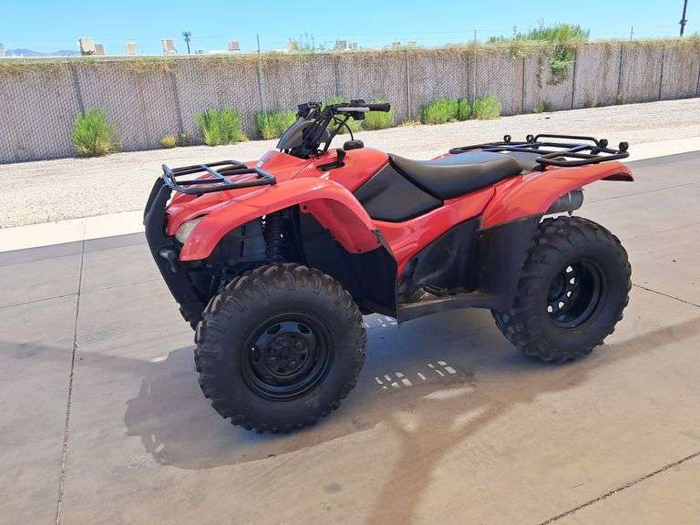 2012 Honda TRX420FM 4x4 ATV - Sierra Auction Management Inc
