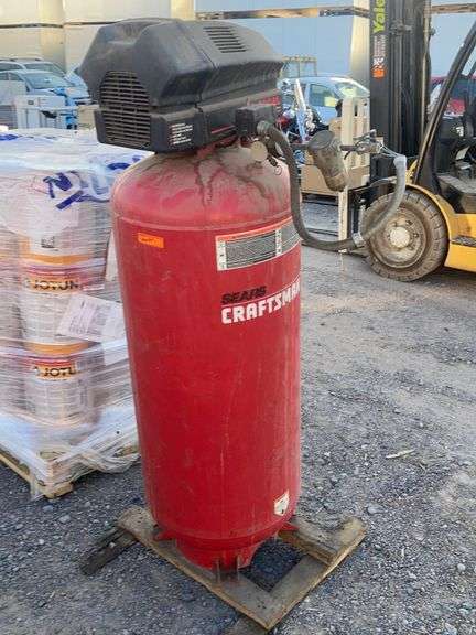 Craftsman 60 gallon air compressor. - Sierra Auction Management Inc