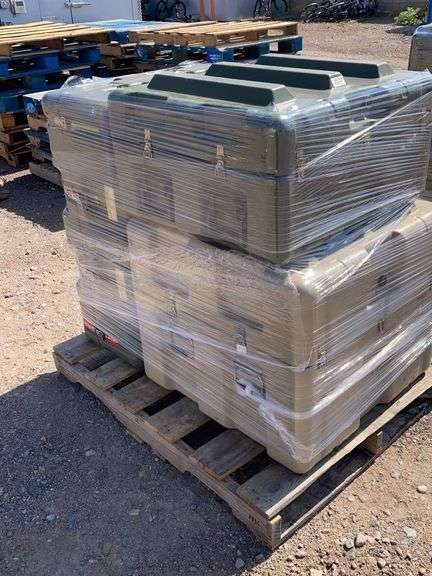 (3) military style hard plastic cargo containers. - Sierra Auction ...