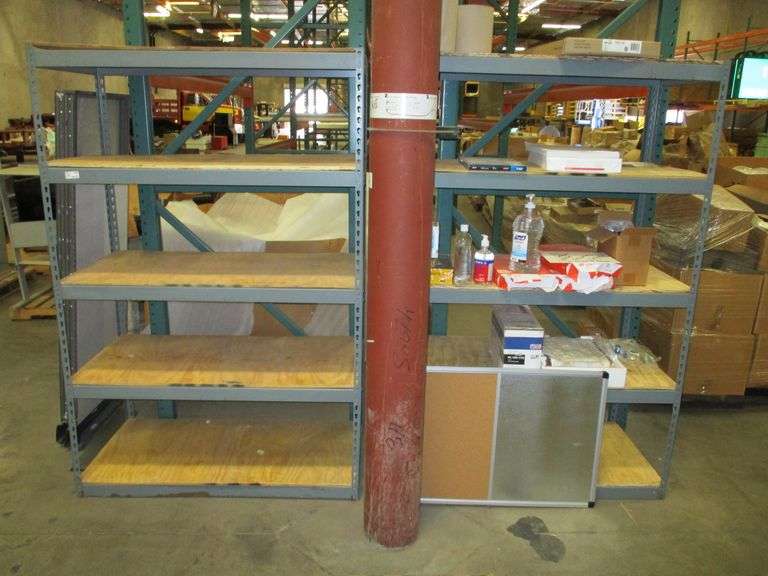 (2) Storage Racks With Misc Contents - Sierra Auction Management Inc