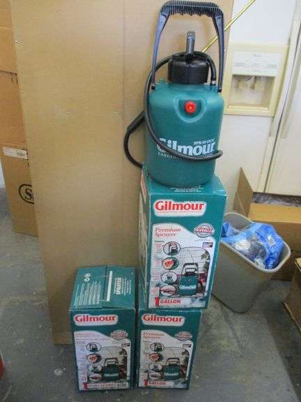 (3) BRAND NEW Gilmour Premium Sprayer Tank, 1 Gallon - Sierra Auction ...
