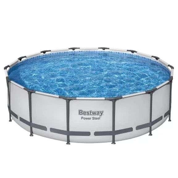 Bestway Round Pool Set (990381898) 14Ft x 42 In - Sierra Auction ...