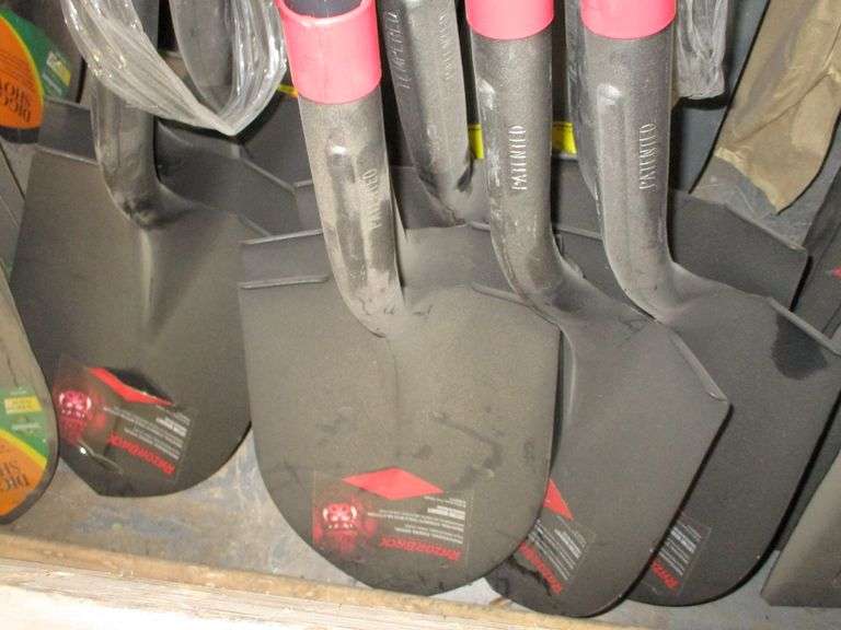 Lot With (9) BRAND NEW RAZOR-BACK #45000 Shovels - Sierra Auction ...