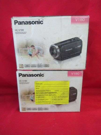 (2pc) Panasonic HC-V180 High Definition Video Camera V180 - Sierra ...