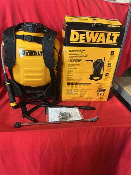 UNUSED DEWALT 4 Gal. Backpack Sprayer DXSP190652 - Sierra Auction ...
