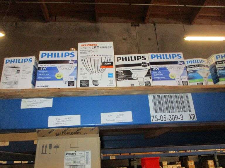 2-Section of Pallet Racking With Contents Including- LITHONIA LIGHTING ...