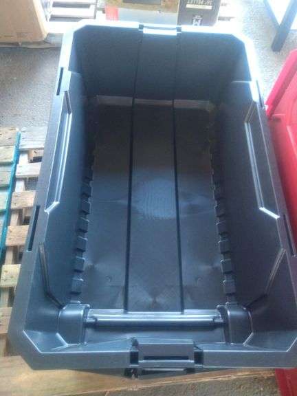 (P) Of Husky Pro Grip Storage Tote With Lids - Sierra Auction ...