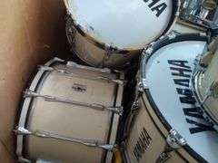 (P) Assorted Drum Parts (Base Color white, silver) - Sierra Auction ...