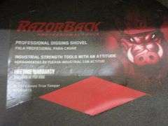 Lot With (9) BRAND NEW RAZOR-BACK #45000 Shovels - Sierra Auction ...