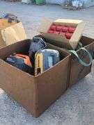Two gas powered generators, jackhammer, assorted welding hoses, lifting ...