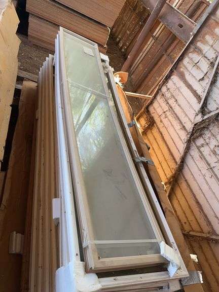 Door inserts misc sizes, some top lite, some 1/2 lite and some Full ...