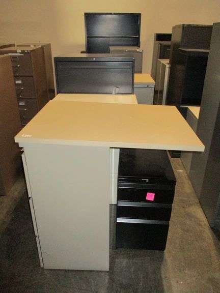 Row With Approx. (11) Misc Metal Filing Cabinets - Sierra Auction ...