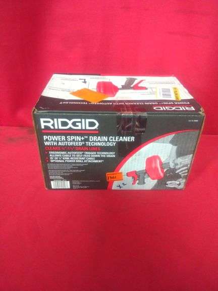 Ridgid Power Spin+ Drain Cleaner With Autofeed Technology - Sierra ...