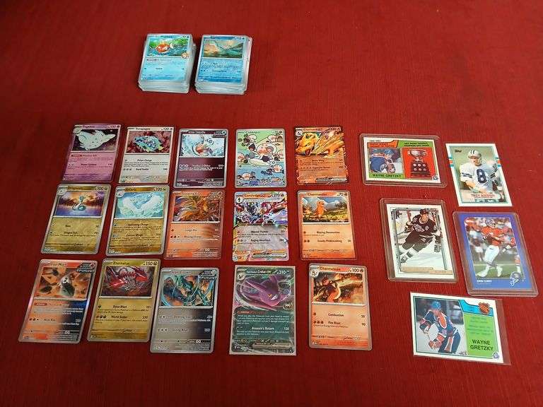 (Over 100 Qty) Pokemon Cards, (5 Qty) Collector Sports Cards - Sierra ...