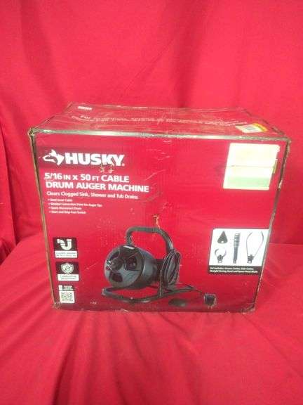 Husky Cable Drum Auger Machine - Sierra Auction Management Inc