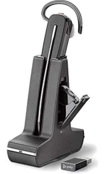 Plantronics (Poly) Savi 8245 UC Wireless USB Headset System - Sierra ...