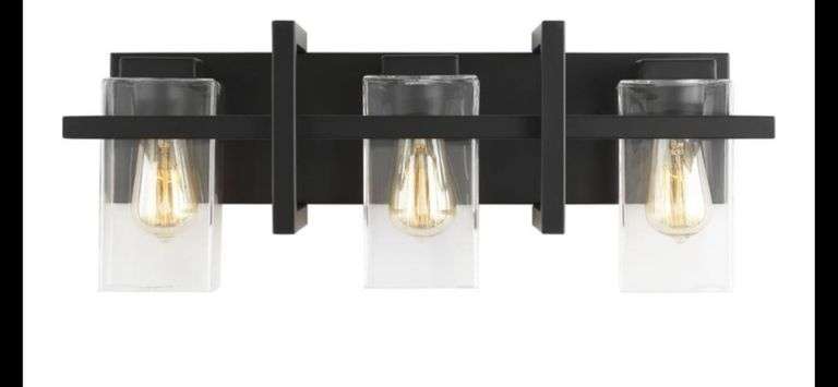 BRAND NEW Generation Lighting Mitte 24 in. 3-Light Matte Black ...