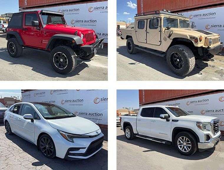6750 - Phoenix Vehicle Auction - August 23, 2025 - Sierra Auction ...